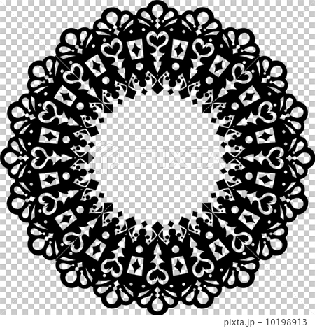 Trump style lace pattern material - Stock Illustration [10198913] - PIXTA