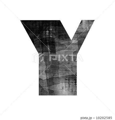 art painted blurred alphabet, black and grey...のイラスト素材 [10202585] - PIXTA