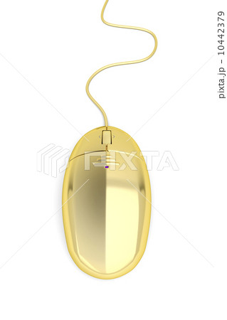 Golden computer mouseのイラスト素材 [10442379] - PIXTA