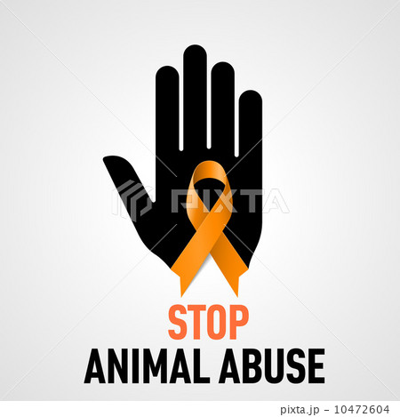 Stop Animal Abuse signのイラスト素材 [10472604] - PIXTA