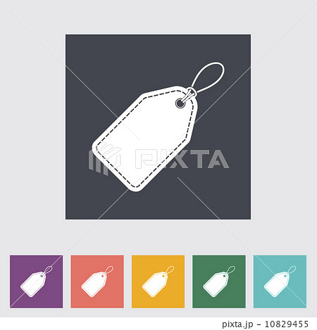 Label flat icon.のイラスト素材 [10829455] - PIXTA