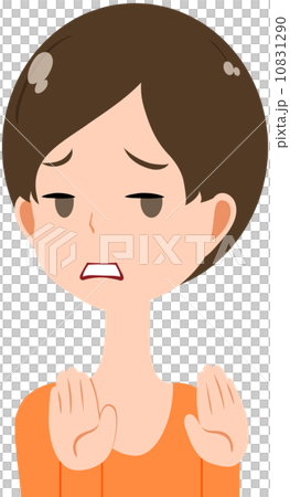 A boy reluctantly - Stock Illustration [10831290] - PIXTA