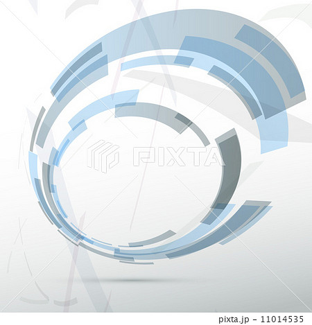 Modern blue round abstract design elementのイラスト素材 [11014535] - PIXTA