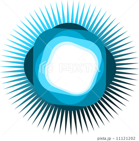 Abstract background idea design in Illustration...のイラスト素材 [11121202 ...