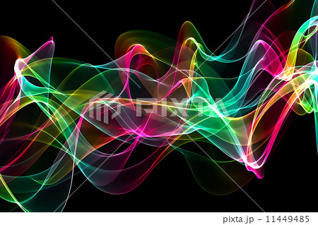colorful waveのイラスト素材 [11449485] - PIXTA