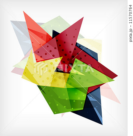 Abstract 3d triangle blank backgroundのイラスト素材 [11570764] - PIXTA