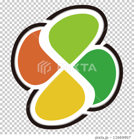 Four-leaf mark - Stock Illustration [11669907] - PIXTA