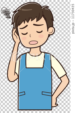 Troubled man - Stock Illustration [11730435] - PIXTA