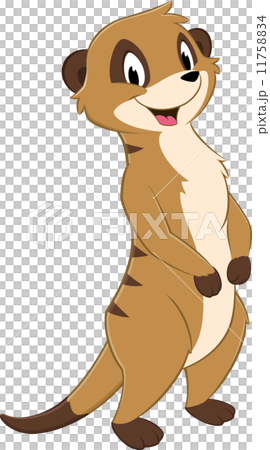 Cartoon Meerkat - Stock Illustration [11758834] - PIXTA