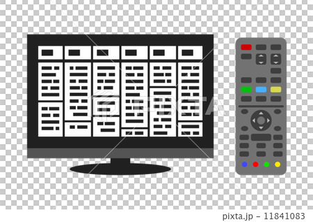 Electronic Program Guide - Stock Illustration [11841083] - PIXTA