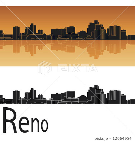 Reno skylineのイラスト素材 [12064954] - PIXTA