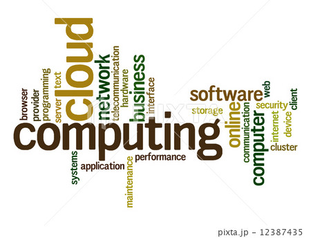 Cloud computing word cloudのイラスト素材 [12387435] - PIXTA