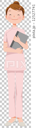 看護士_立ち姿1のイラスト素材 [12527741] - PIXTA