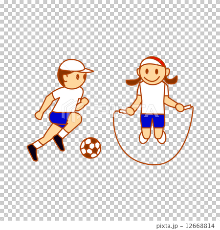 A moving child - Stock Illustration [12668814] - PIXTA