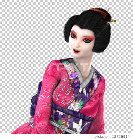 geisha - Stock Illustration [12726914] - PIXTA