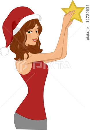 Christmas Starのイラスト素材 [12729652] - PIXTA