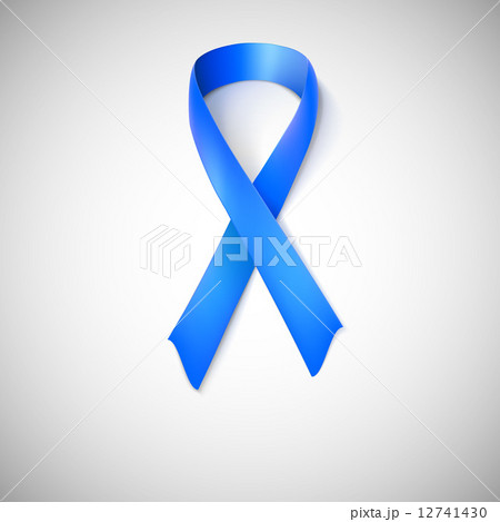 Blue ribbon loop.のイラスト素材 [12741430] - PIXTA
