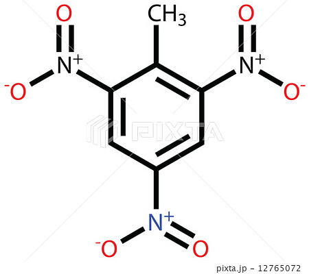 Explosive trinitrotoluene (TNT) structural formulaのイラスト素材 [12765072 ...