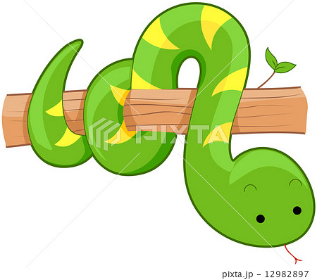 Cute Snakeのイラスト素材 [12982897] - PIXTA