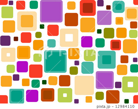 Seamless Funky Squaresのイラスト素材 [12984110] - PIXTA