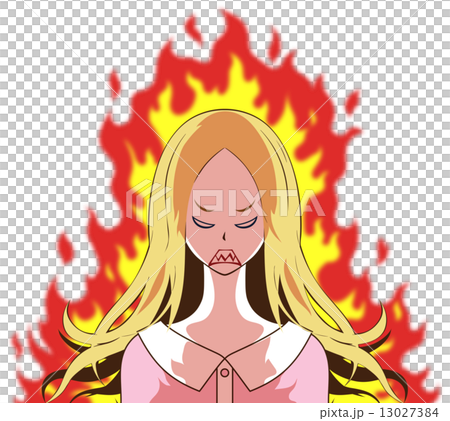 Female rage - Stock Illustration [13027384] - PIXTA