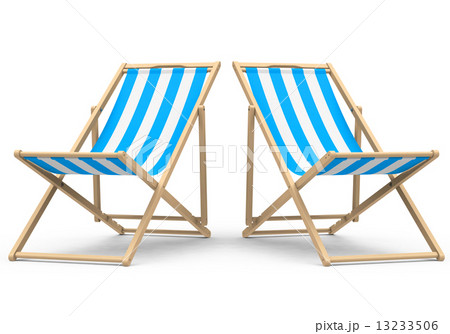 the beach chairのイラスト素材 [13233506] - PIXTA