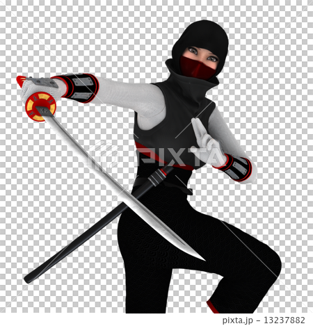 Female swordsman - Stock Illustration [13237882] - PIXTA
