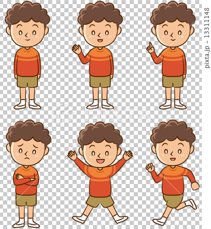 Child pose illustration - Stock Illustration [13311148] - PIXTA