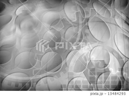 Abstract monochrome technological backgroundのイラスト素材 [13484293] - PIXTA