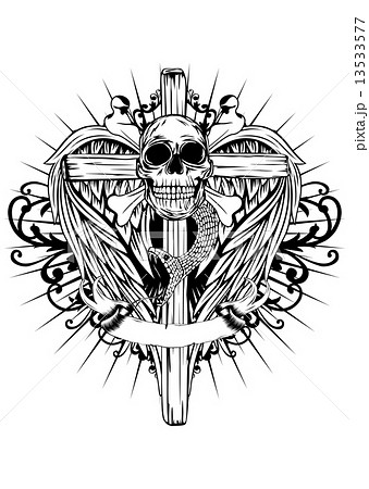 Skull And Cross Drawings