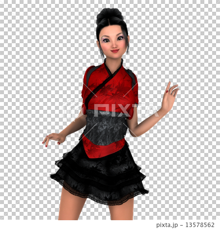 China girl - Stock Illustration [13578562] - PIXTA