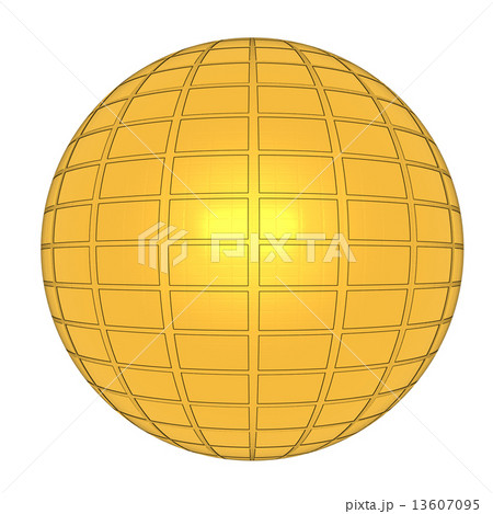 Gold Ball 3d renderのイラスト素材 [13607095] - PIXTA