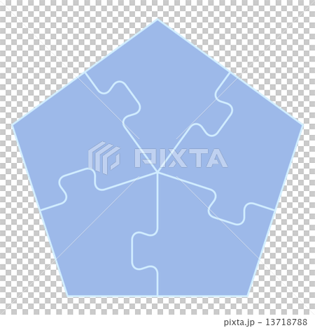 Pentagon puzzle - Stock Illustration [13718788] - PIXTA