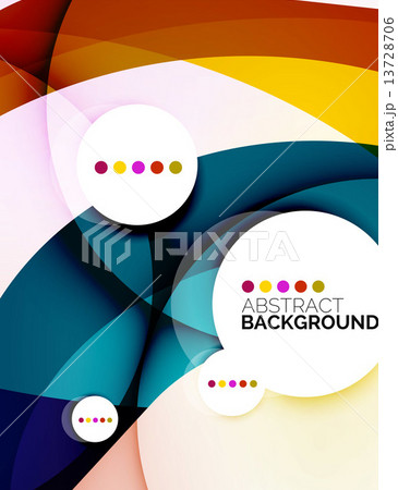 Colorful fresh modern abstract backgroundのイラスト素材 [13728706] - PIXTA