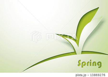 Green sprout abstract backgroundのイラスト素材 [13869276] - PIXTA