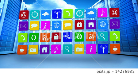 Composite image of app wallのイラスト素材 [14236935] - PIXTA