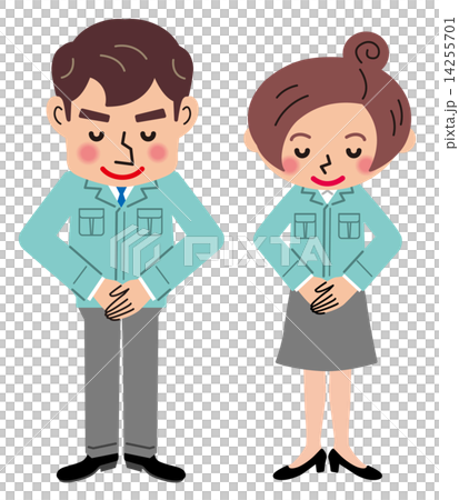 Bowing Illustration - Stock Illustration [14255701] - PIXTA