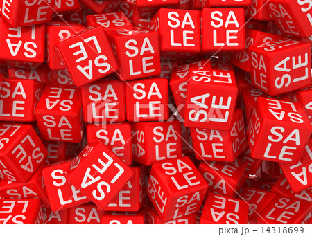 Many discount boxesのイラスト素材 [14318699] - PIXTA