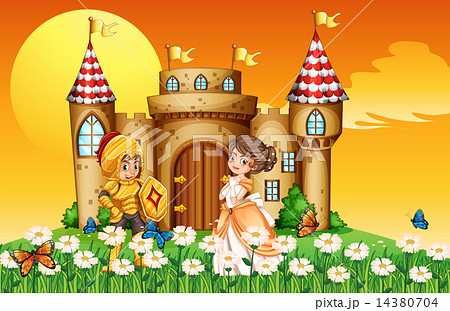 A princess and a knightのイラスト素材 [14380704] - PIXTA