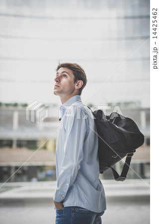 young model hansome blonde manの写真素材 [14425462] - PIXTA