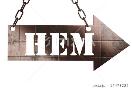 hem word on metal pointerのイラスト素材 [14473222] - PIXTA