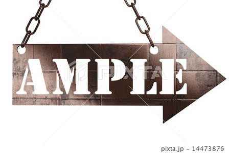 ample word on metal pointerのイラスト素材 [14473876] - PIXTA