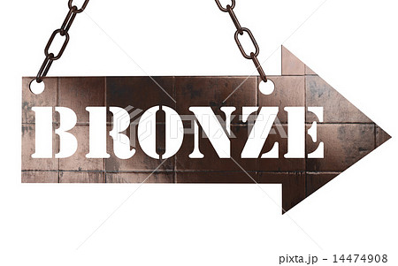 bronze word on metal pointerのイラスト素材 [14474908] - PIXTA