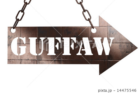 guffaw word on metal pointerのイラスト素材 [14475546] - PIXTA