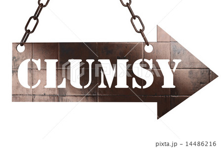 clumsy word on metal pointerのイラスト素材 [14486216] - PIXTA
