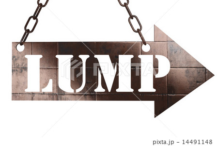 lump word on metal pointerのイラスト素材 [14491148] - PIXTA