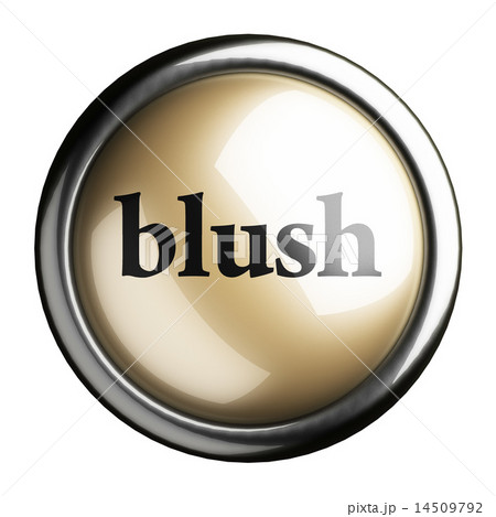 blush word on isolated buttonのイラスト素材 [14509792] - PIXTA