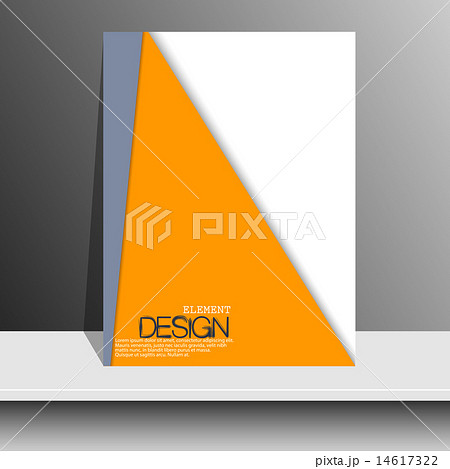 Magazine Cover with curved lines, dotted lines...のイラスト素材 [14617322] - PIXTA