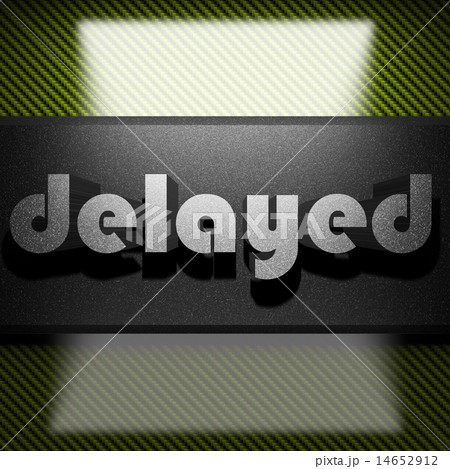 delayed word of iron on carbonのイラスト素材 [14652912] - PIXTA