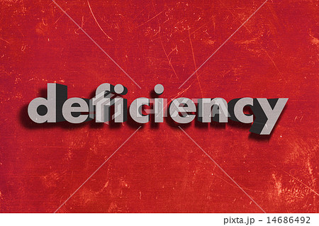 deficiency word on red wallのイラスト素材 [14686492] - PIXTA